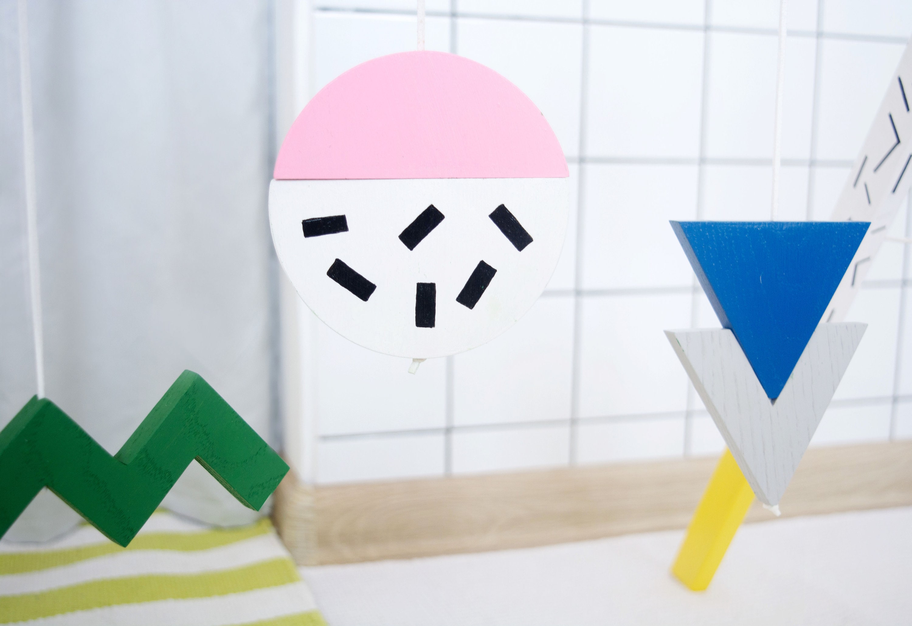 Memphis Design Baby Gym Wooden Play Gym Pop Art Activity - Etsy