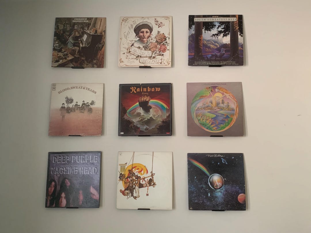 Vinyl Record Shelf | Album Wall Mount Display - Etsy