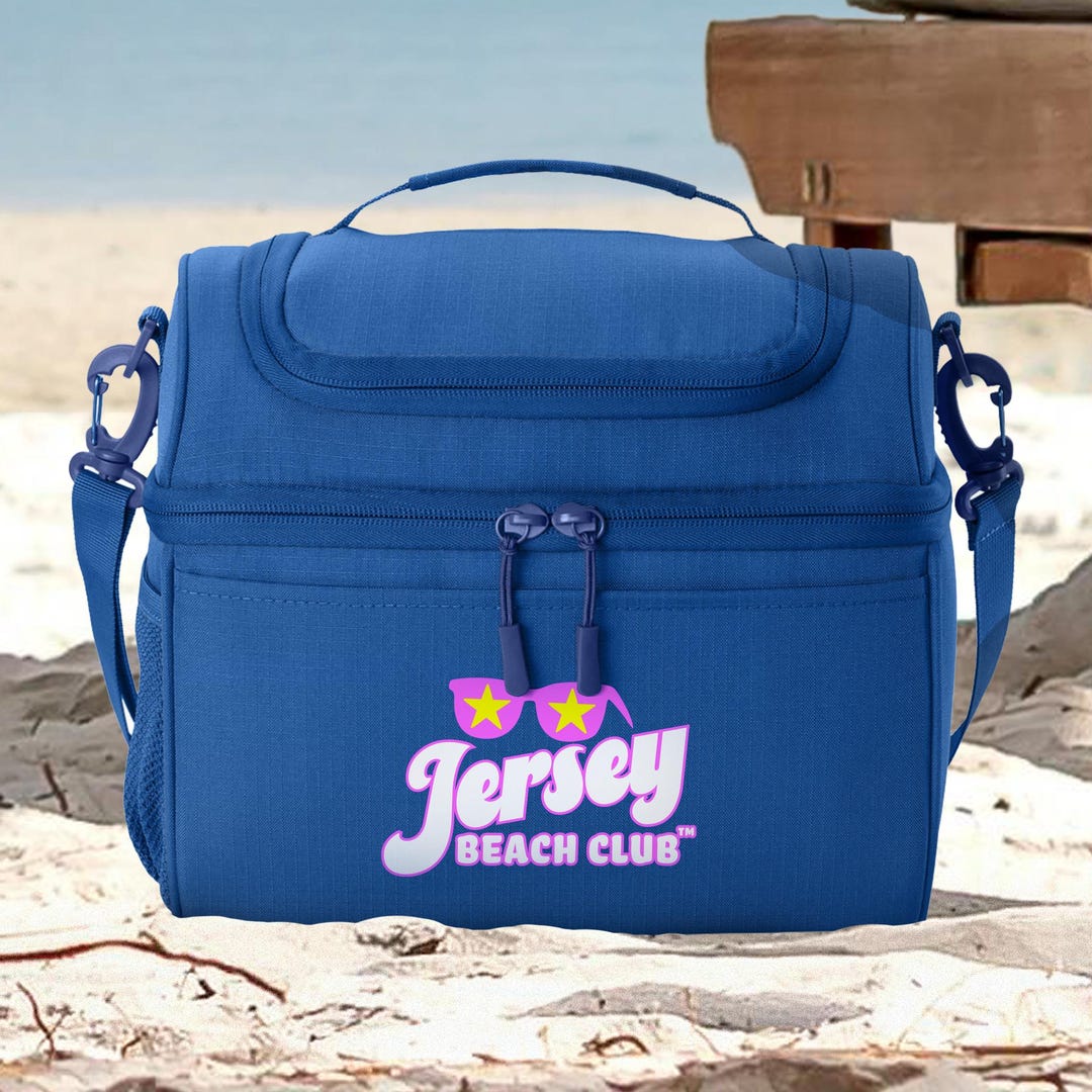 Jersey Beach Club™ Cooler Bag | Insulated Lunch Tote, Beach Cooler - Etsy