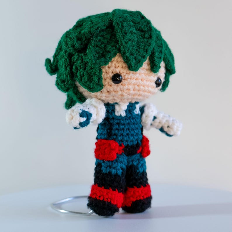 Deku - Izuku Midoriya - My Hero Academia Crochet Chibi Plush. Amigurumi ...