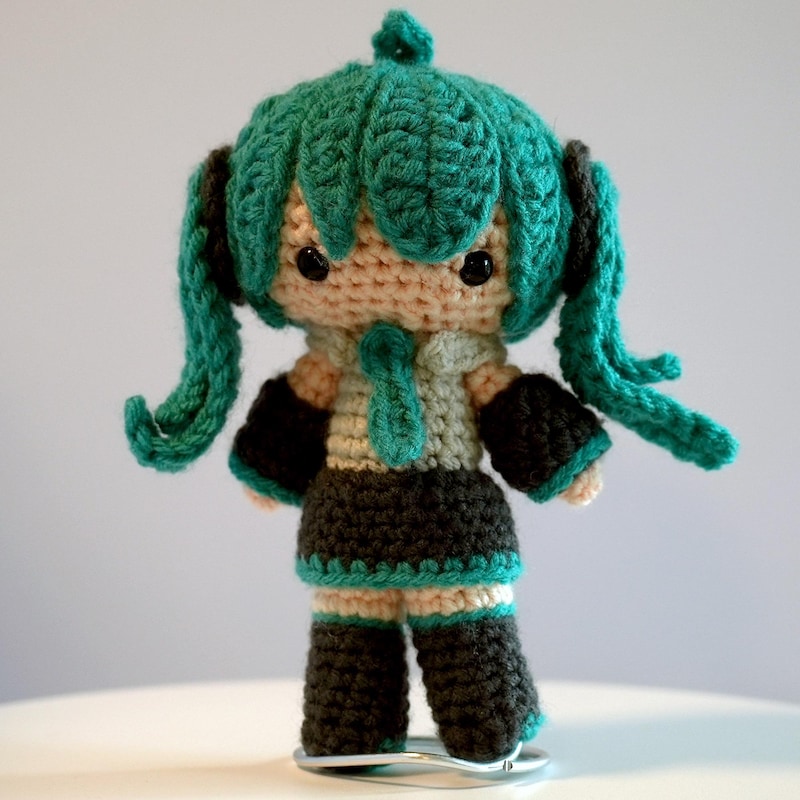 Crochet Miku Plush - Etsy