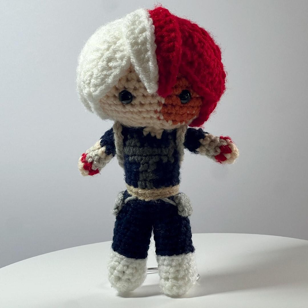 Shoto Todoroki - My Hero Academia Crochet Chibi Plush. 7 Inch Plush ...