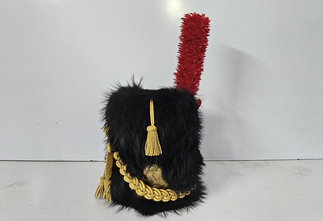 Bearskin Officer Hat Bear Skin Hat Infantry HAT - Etsy