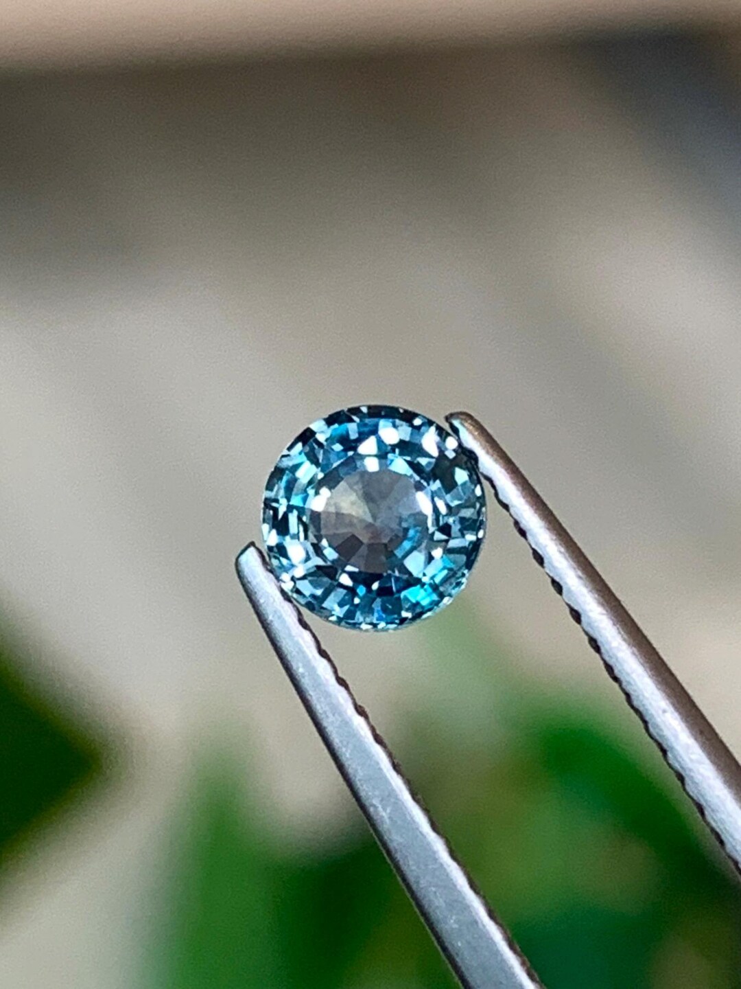 Montana Sapphire: Round Blue Gemstone, 0.93 Ct - Etsy