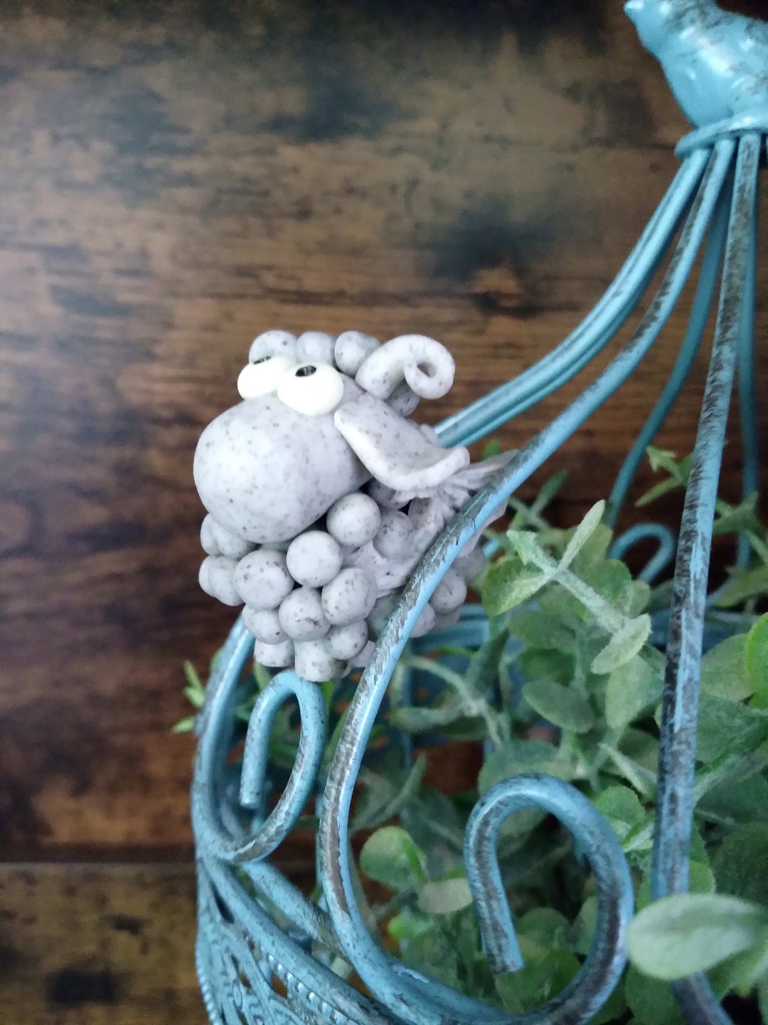 Bloyle the Gargoyle Bloob - Handmade Polymer Clay Sheep Figure - 2in X ...