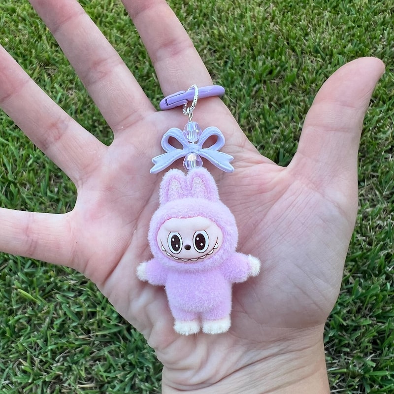 Pink and Yellow Labubu - Etsy