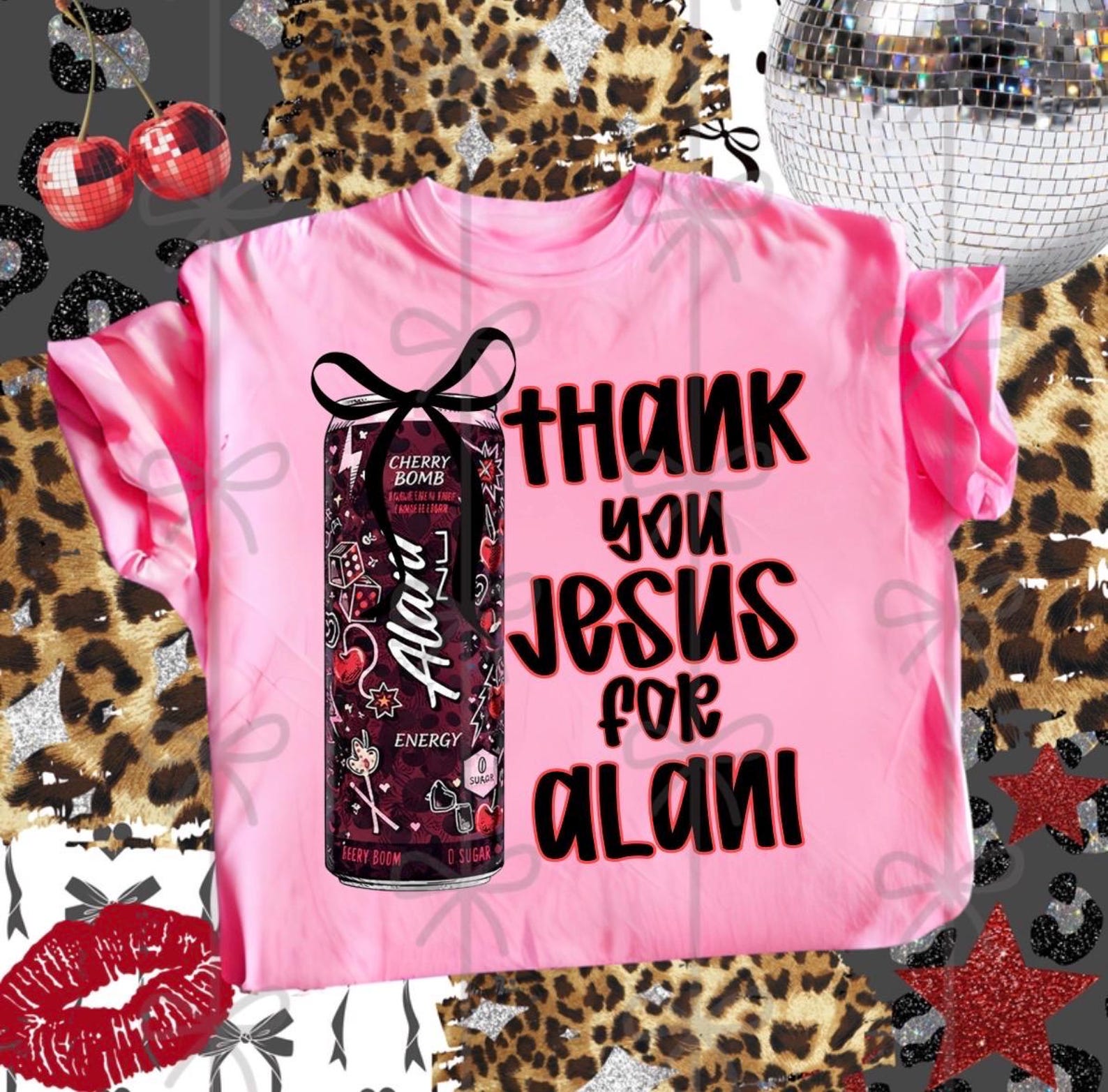 Thank You Jesus for Alani PNG | Funny Christian Energy Drink Shirt ...