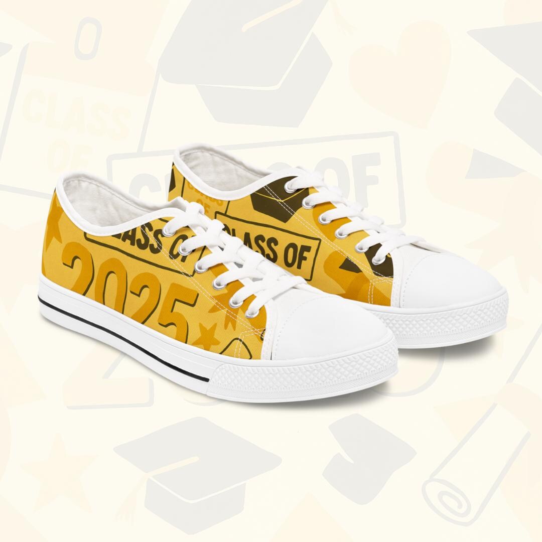 Sneaker Class of 2025 Aesthetic Graduation Shoe for Women Senior Year ...