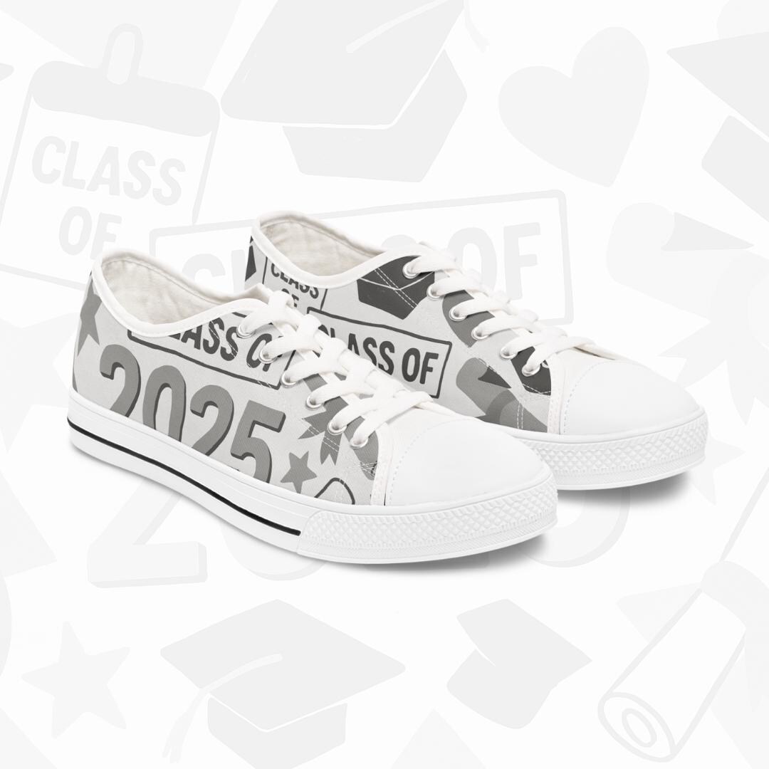 Sneaker Class of 2025 Aesthetic Graduation Shoe for Women Senior Year ...