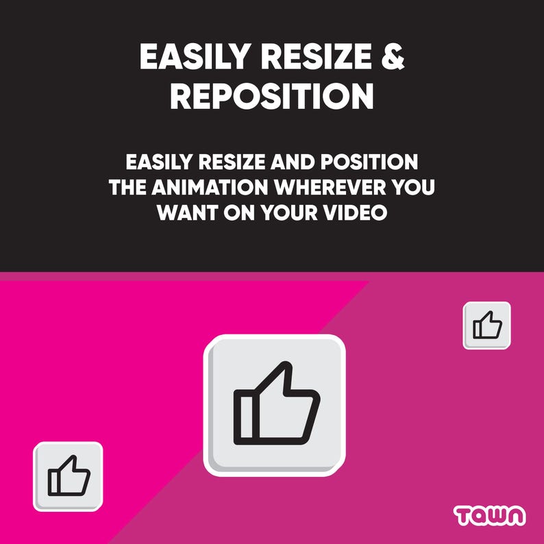 Like, Comment & Subscribe Animation for Youtube and Video Content ...