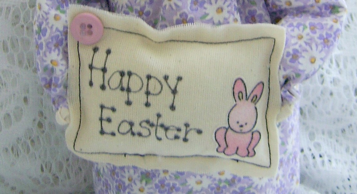 Bunny Rabbit Pinhead Happy Face(tm) Easter - Etsy