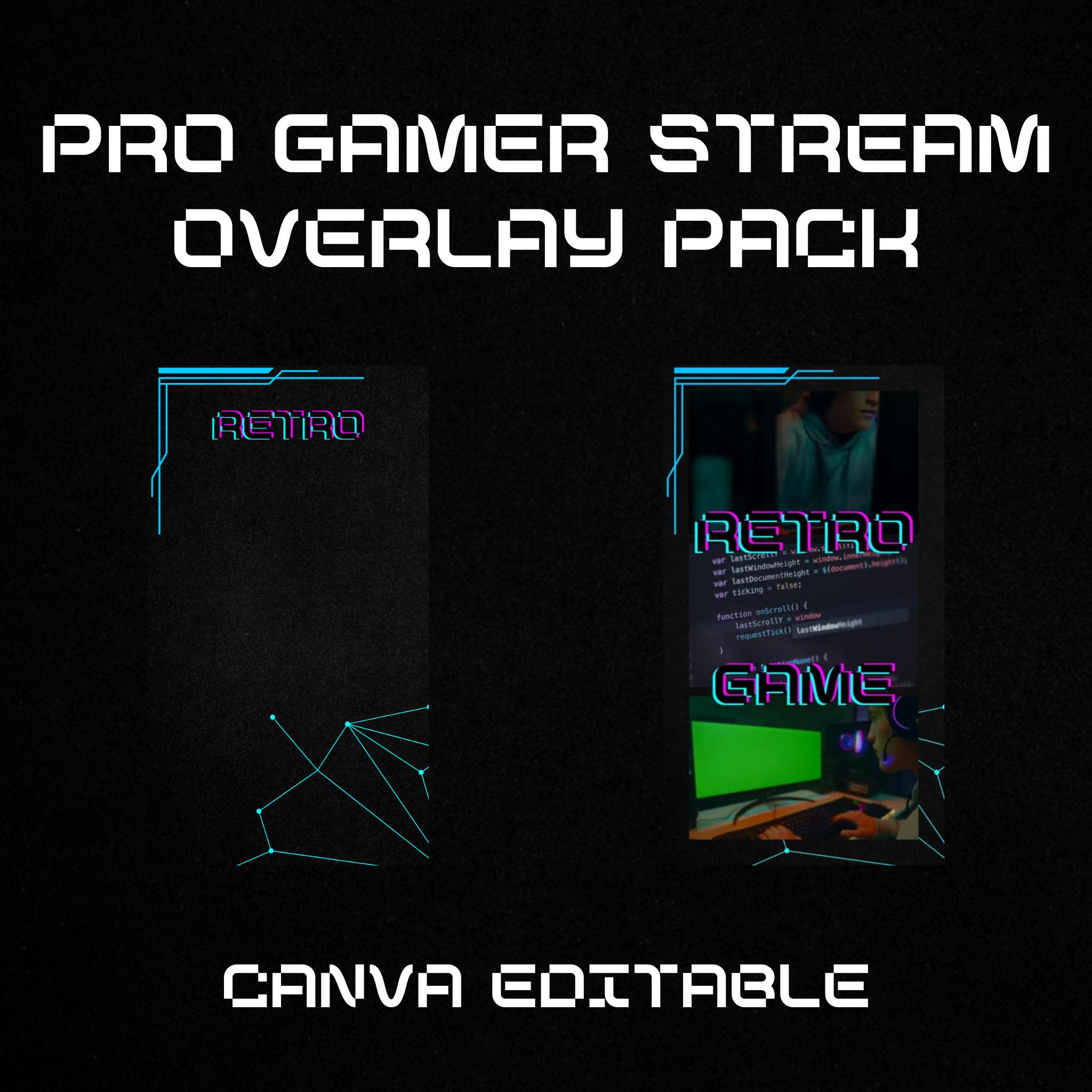 Gamer Reels Template Canva - Viral Tiktok/ig Editable Template ...