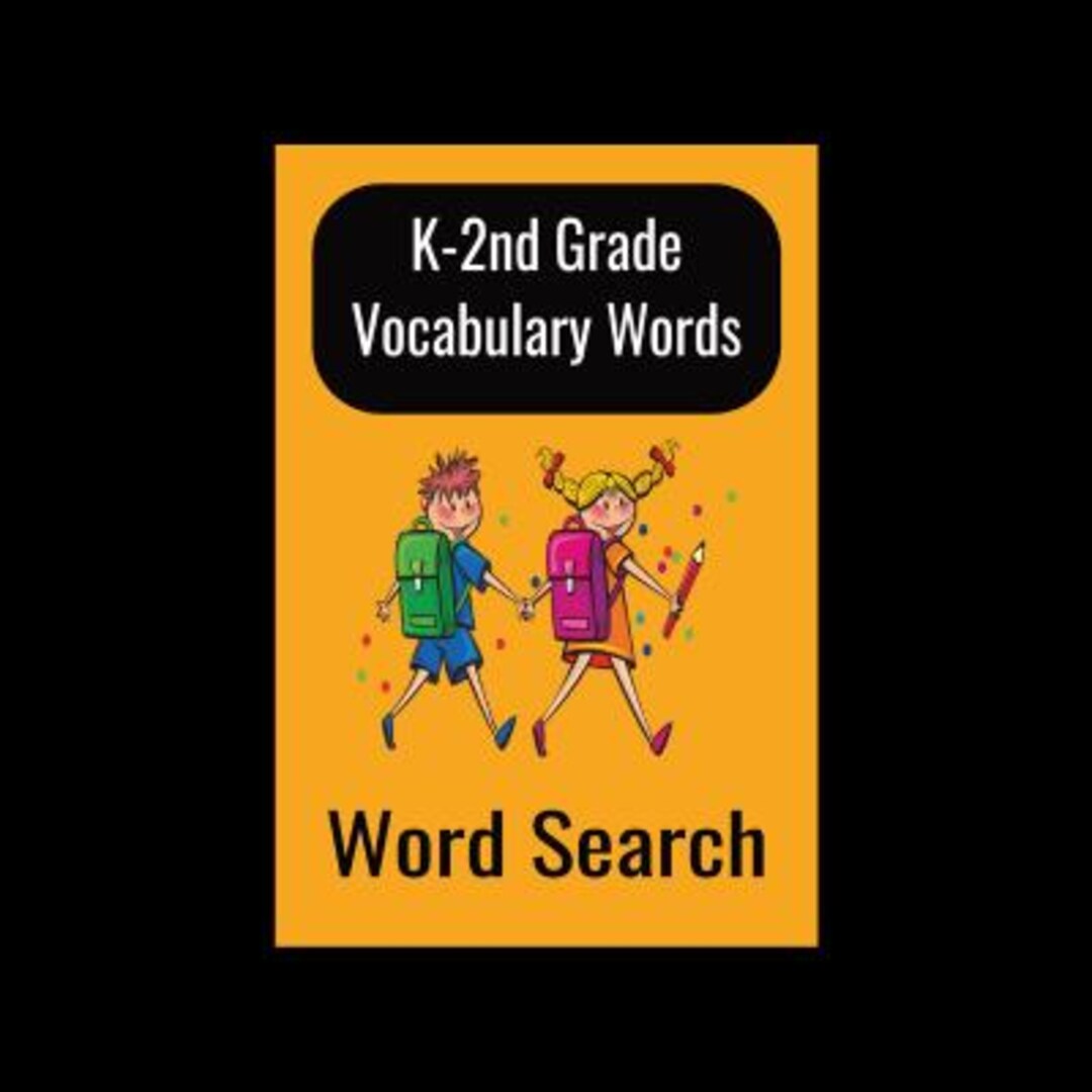 Printable Kindergarten-grade 2 Vocabulary Word Search Book, Kids ...
