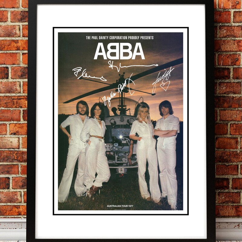 Abba Poster - Etsy