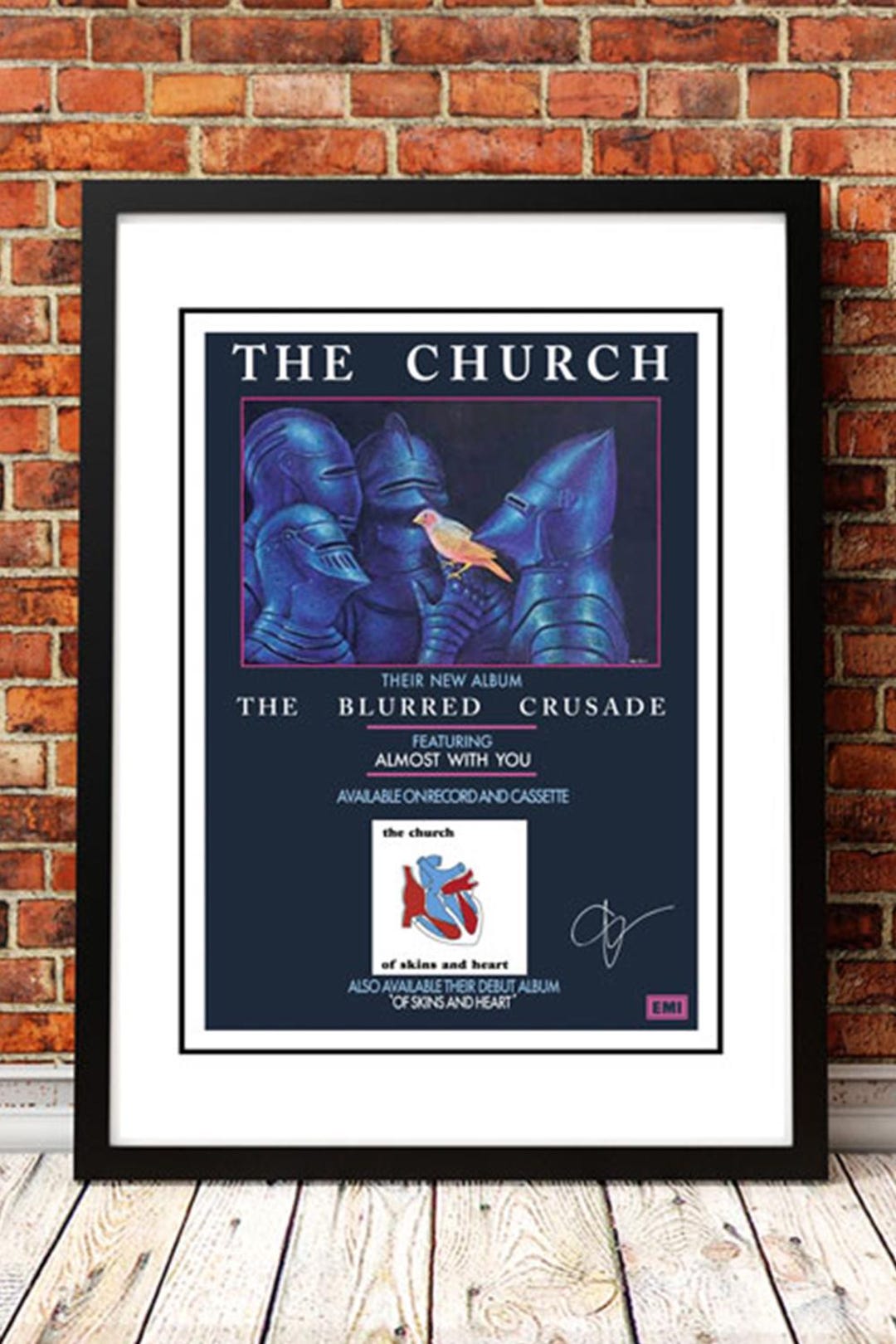 The Church Poster Print | 1982 Concert Art A2 Size | Vintage Australian ...