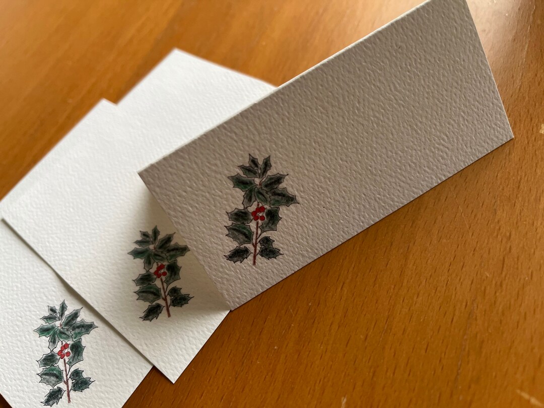 Holly Berry Place Cards, Holiday Events, Holiday Parties, Assigned ...