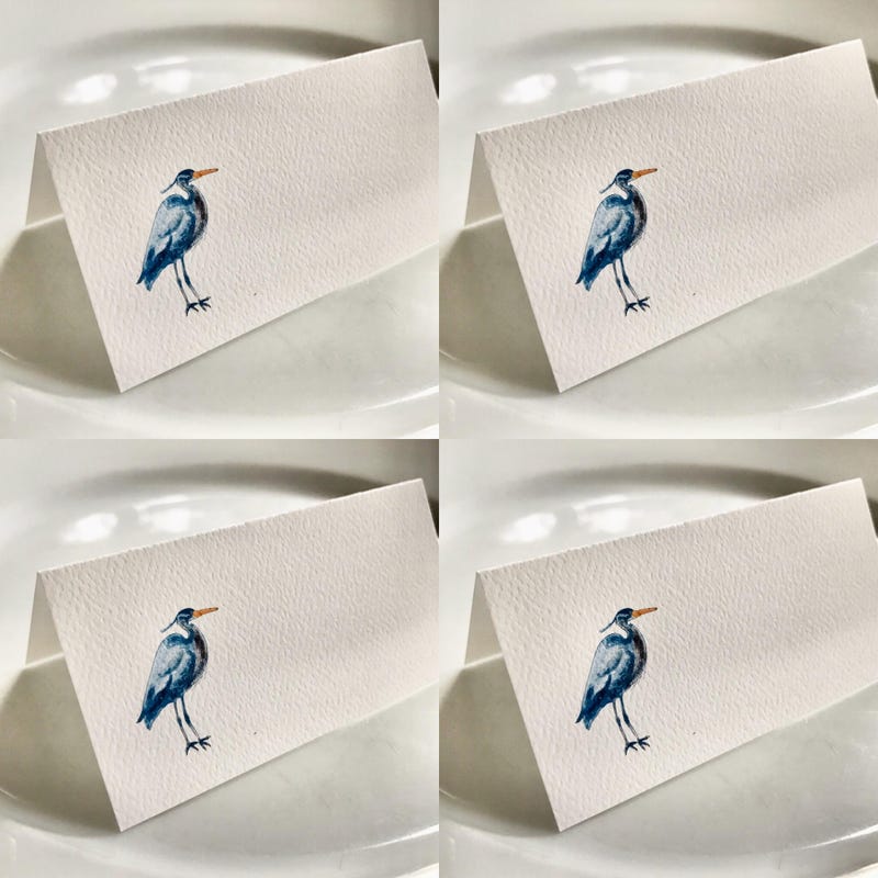 Bird Place Card - Etsy
