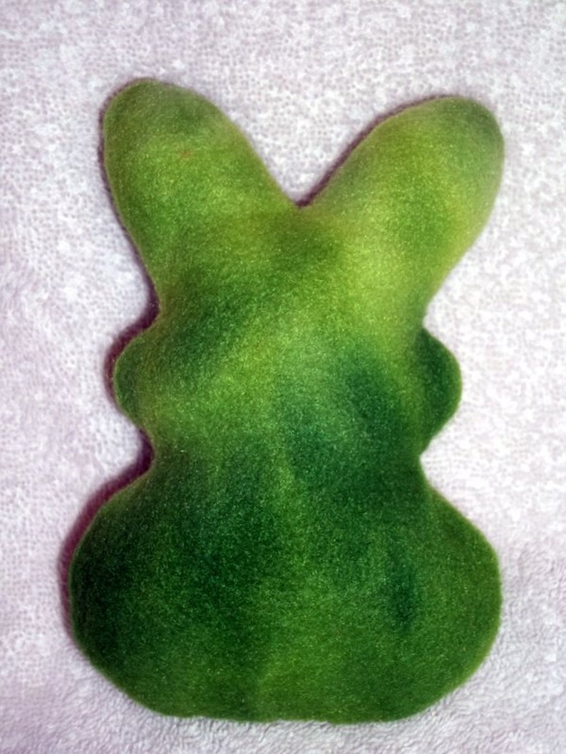 Handmade Stuffed Tie Dye Green Bunny Rabbit Fleece, Child Friendly ...