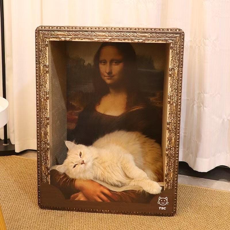 Mona Lisa Cat Bed - Etsy