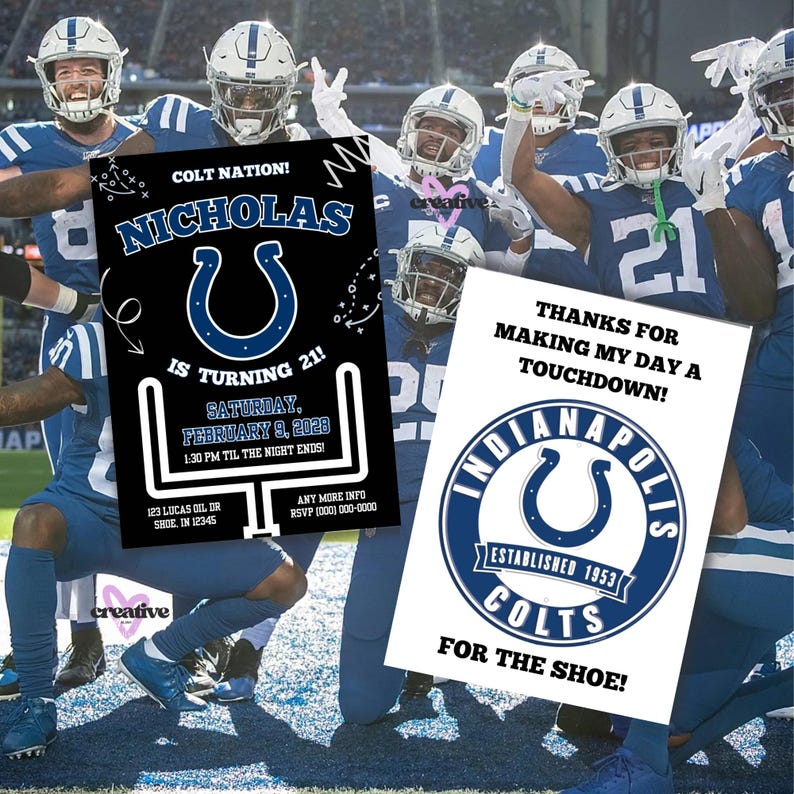 Colt Editable Invitation - Etsy