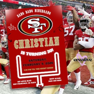 San Francisco Editable Invitation - Etsy