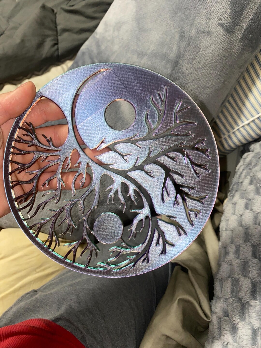 Ying Yang Tree Wall Decor - Etsy