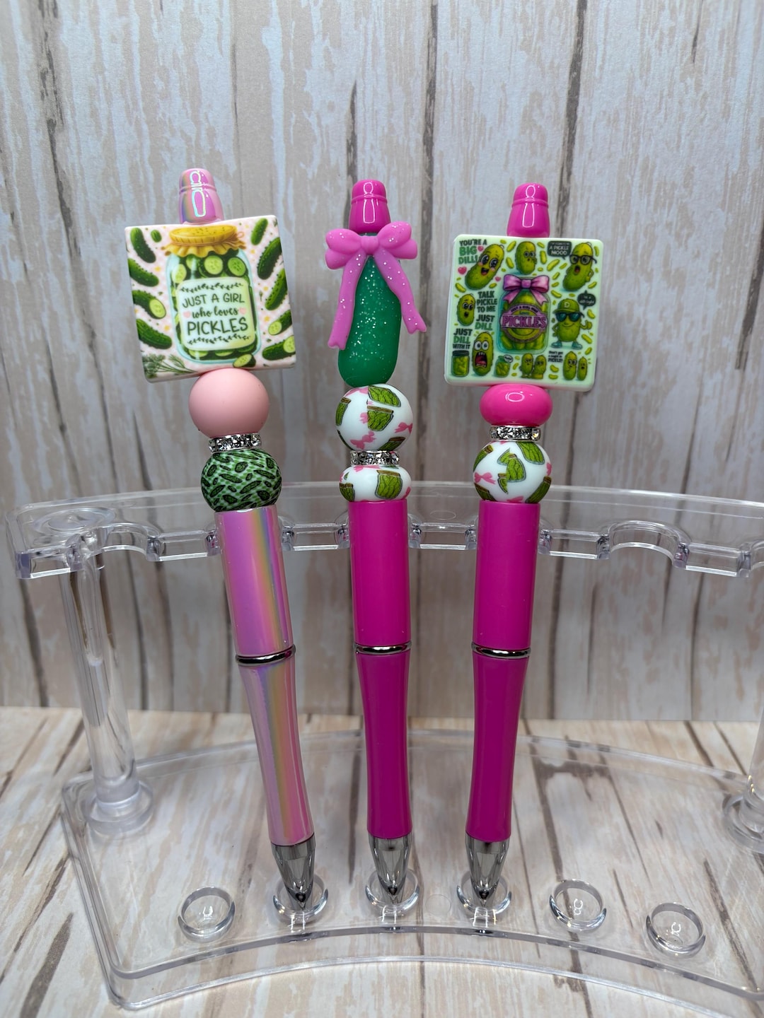 Pickle Beaded Pens - Etsy
