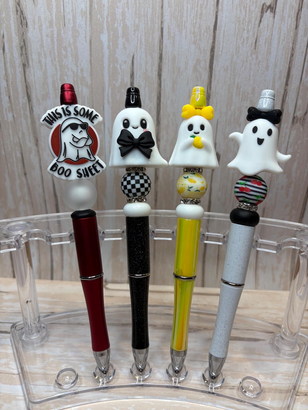 Ghost Beaded Pens - Etsy