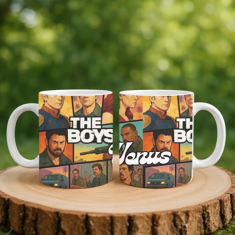 Personalized the Boys Mug, Bold Superhero‑style Design, Perfect Gift ...