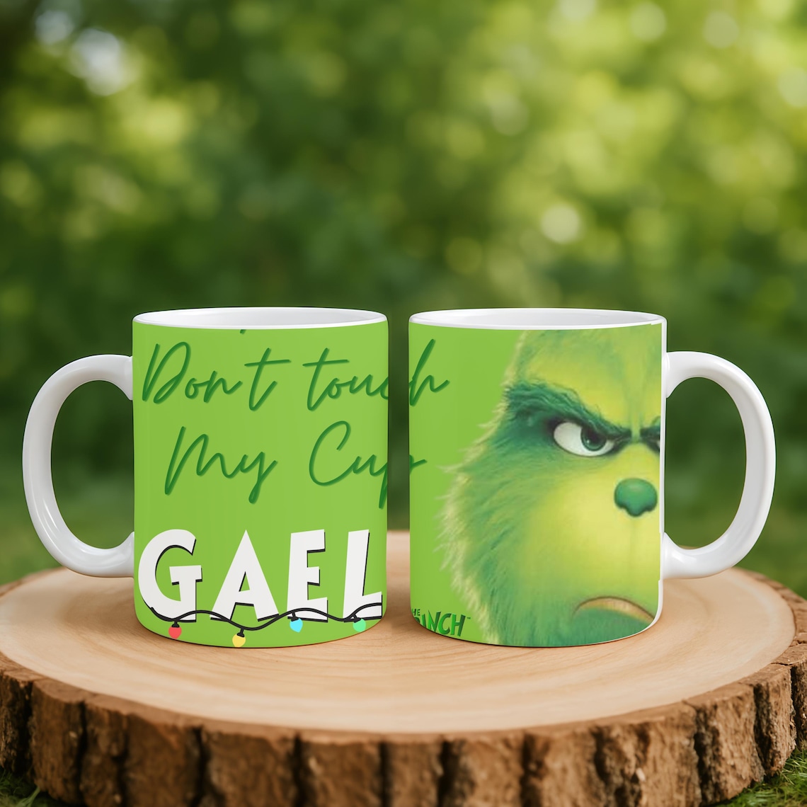 Personalized Grinch Coffee Cup, Funny Holiday Mug Gift, Xmas Hot Cocoa ...