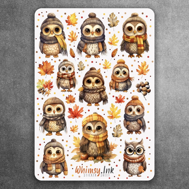 Owl Planner - Etsy