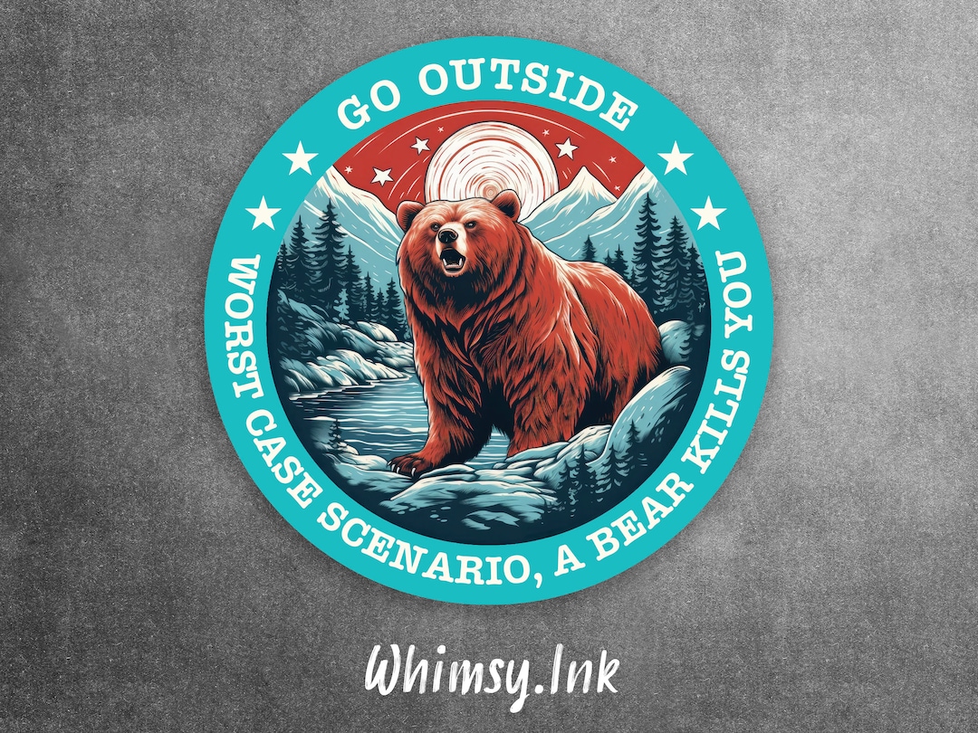 Go Outside Waterproof Vinyl Decal Sticker | Car Decal, Window Decal ...