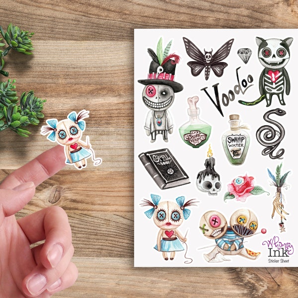 Voodoo Sticker - Etsy