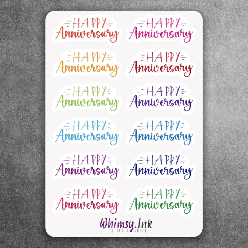Happy Anniversary - Etsy