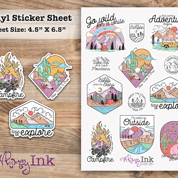 Adventure Sticker - Etsy