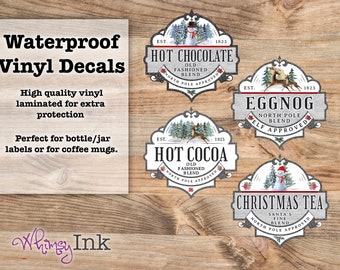 Hot Cocoa Jar Labels - Etsy