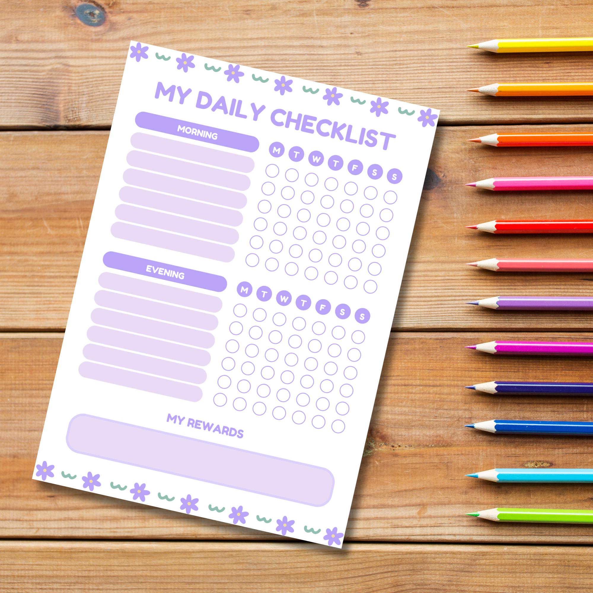 Reward Chart Toddler Chore Chart Homeschool Planner Behavior Chart ...