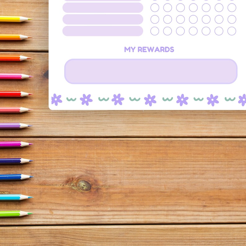 Reward Chart Toddler Chore Chart Homeschool Planner Behavior Chart ...