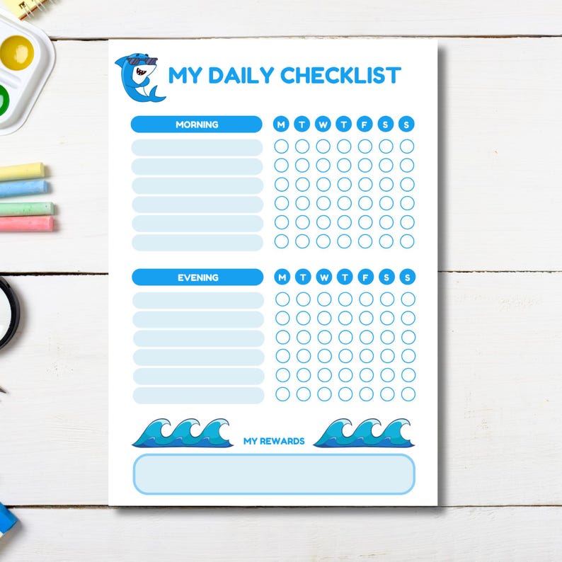 Reward Chart Toddler Chore Chart Homeschool Planner Behavior Chart ...