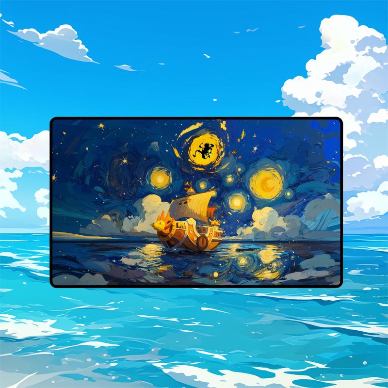 One Piece Playing Mat Luffy - Etsy
