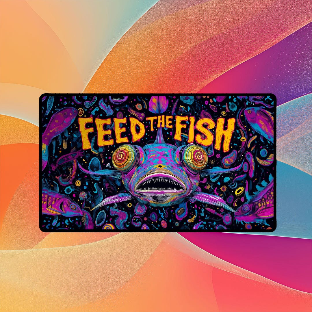 Trippy Fish TCG Playmat: Mystic Remora - Magic the Gathering - Etsy