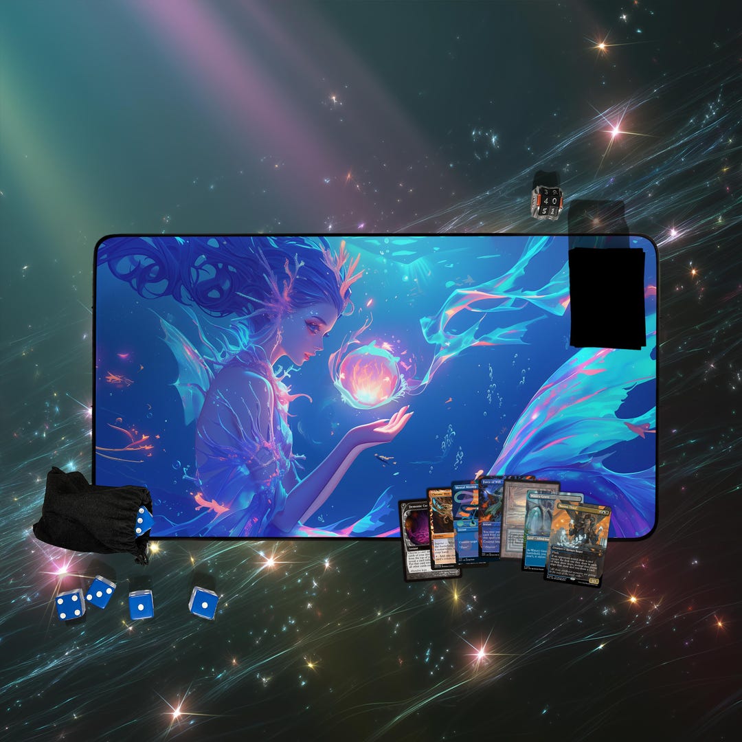 Thassa's Oracle | Enchanted Merfolk Playmat | Ethereal Ocean Magic TCG ...