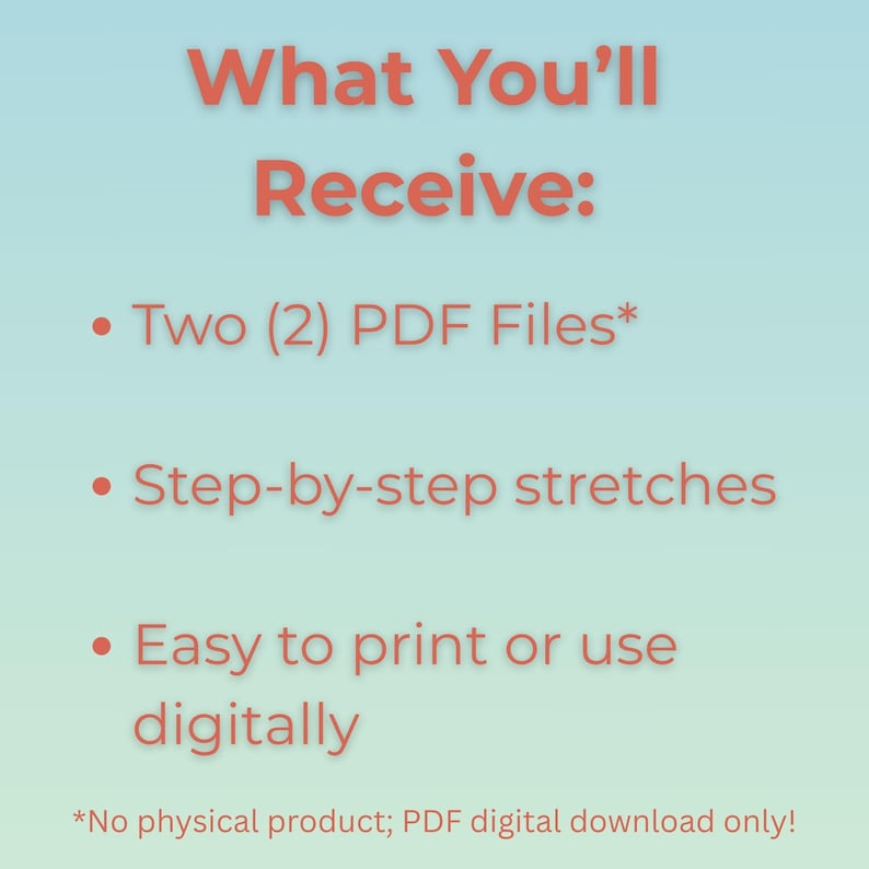 Gardener Stretch Routine Printable | Garden Mobility and Recovery ...