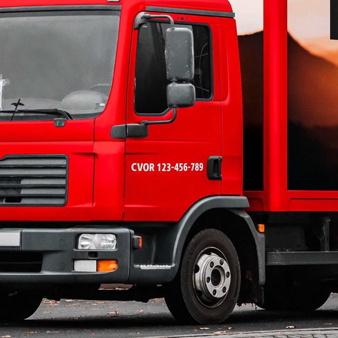 CVOR Number Decal / Ontario Commercial Vehicle Sticker / Truck Door ...