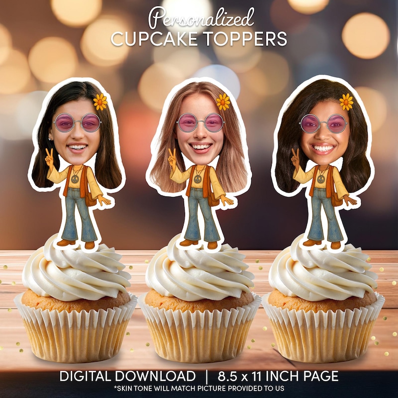 Groovy Cupcakes - Etsy