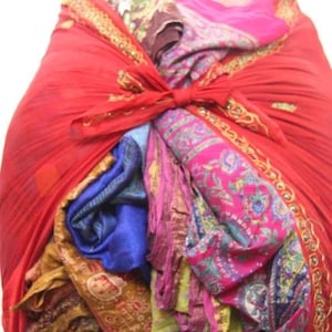 Indian Silk Sari Fabric Cuts, Embellishment, Quilting - Etsy