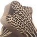 Wheat Sheaf Wood Block Stamp: Hand Carved Textile Printing, 3x1.25" - Etsy