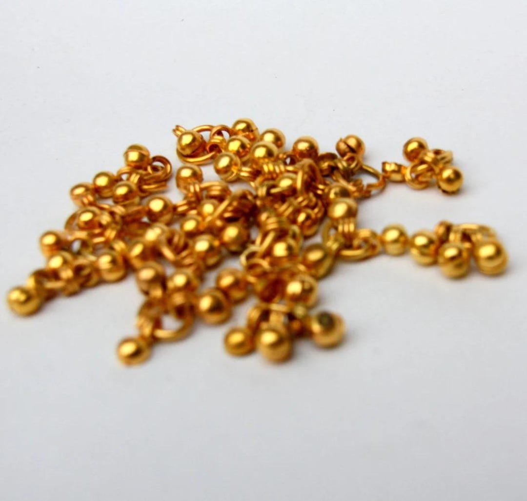 Tribal Bells, Indian Metal Charms, Jewelry Supply (set of 25) - Etsy