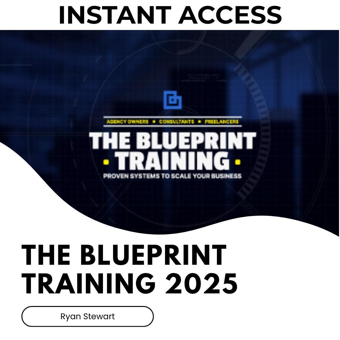 Ryan Stewart the Blueprint Training 2025 | SEO Agency Blueprint Course ...