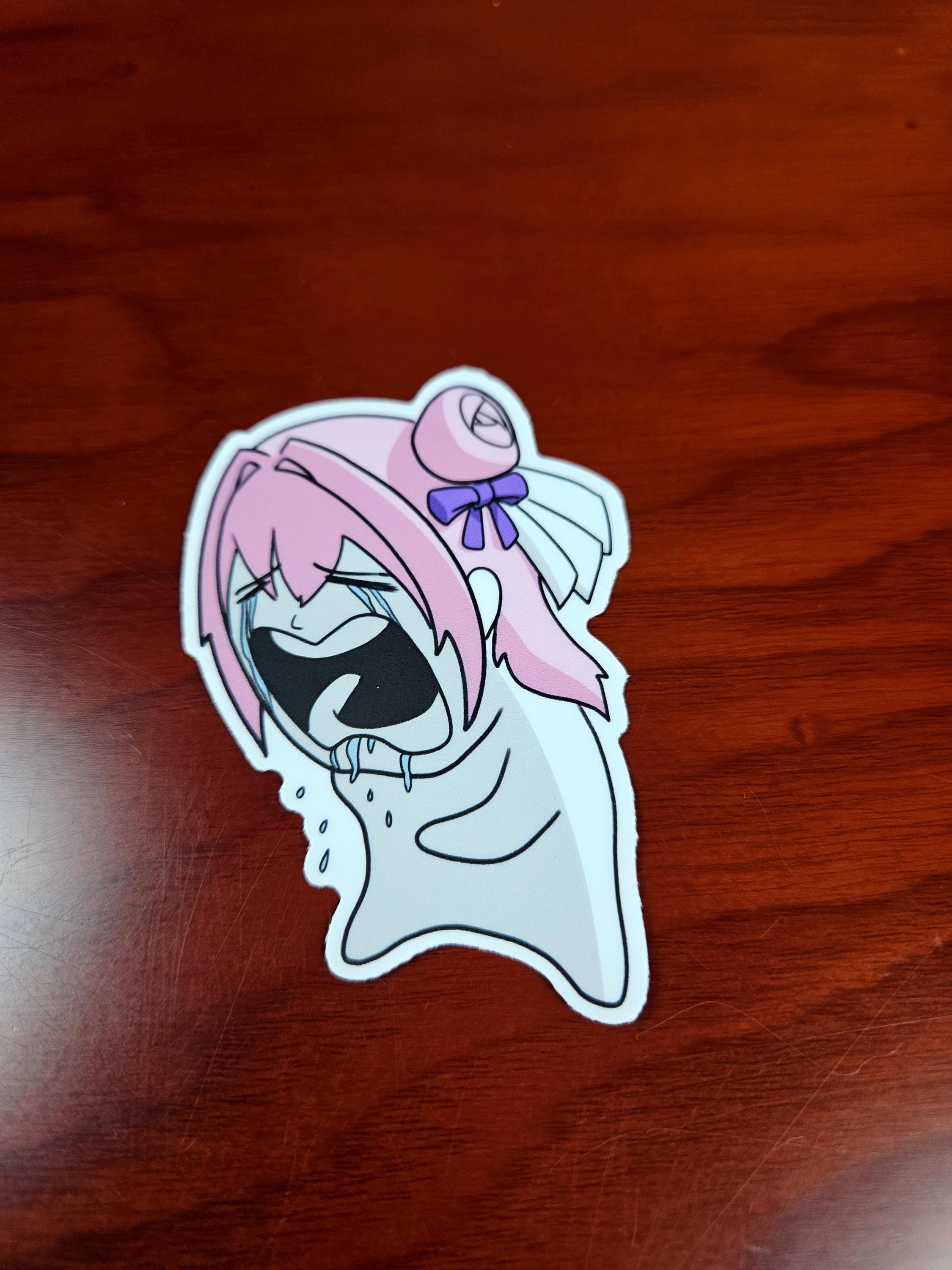 Doro Cry Sticker | Water Resistant Sticker for Laptops, Water Bottles ...